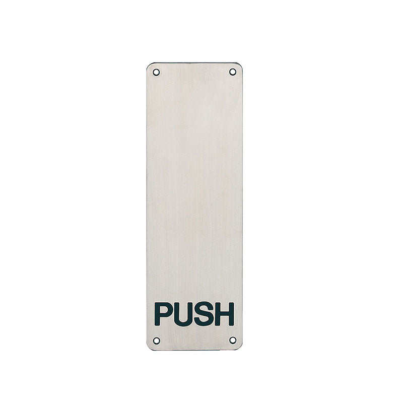 987.11.340 Push plate, "PUSH" symbol, Startec Width 100 mm, height 300 ...